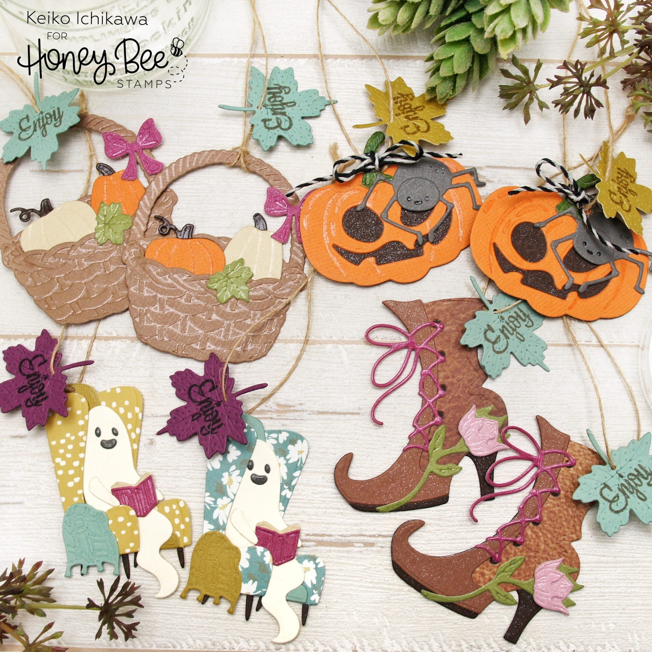 Fall Themed Gift Tags – Honey Bee Stamps