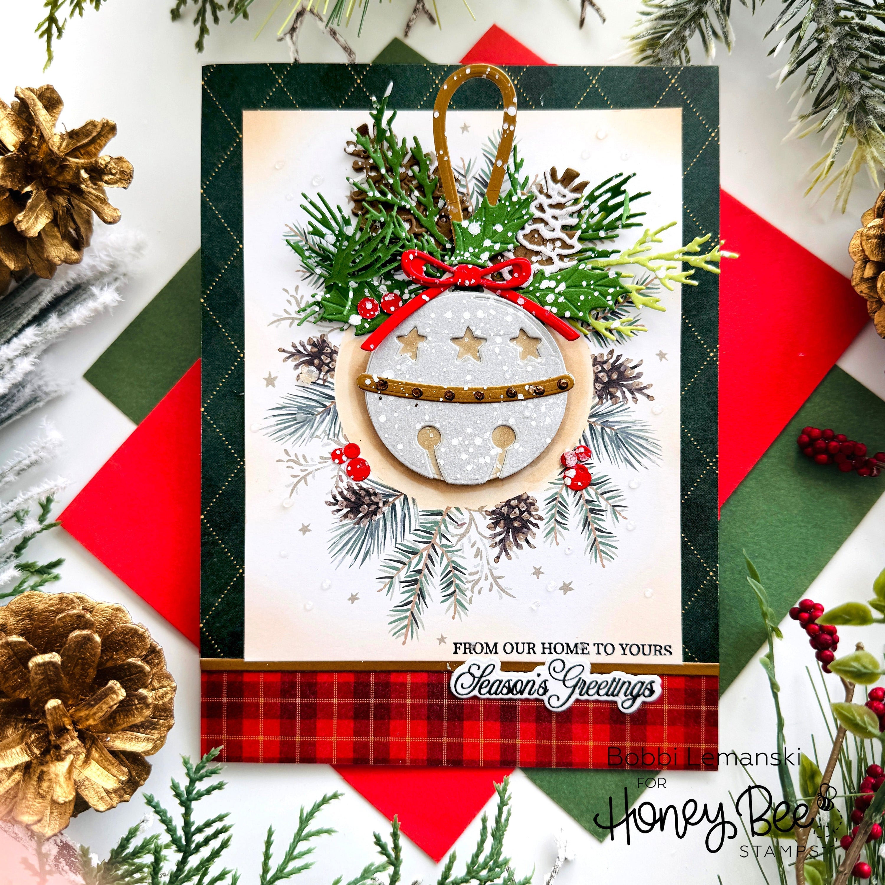 Season's Greetings from Our Home to Yours by Bobbi Lemanski – Honey Bee ...
