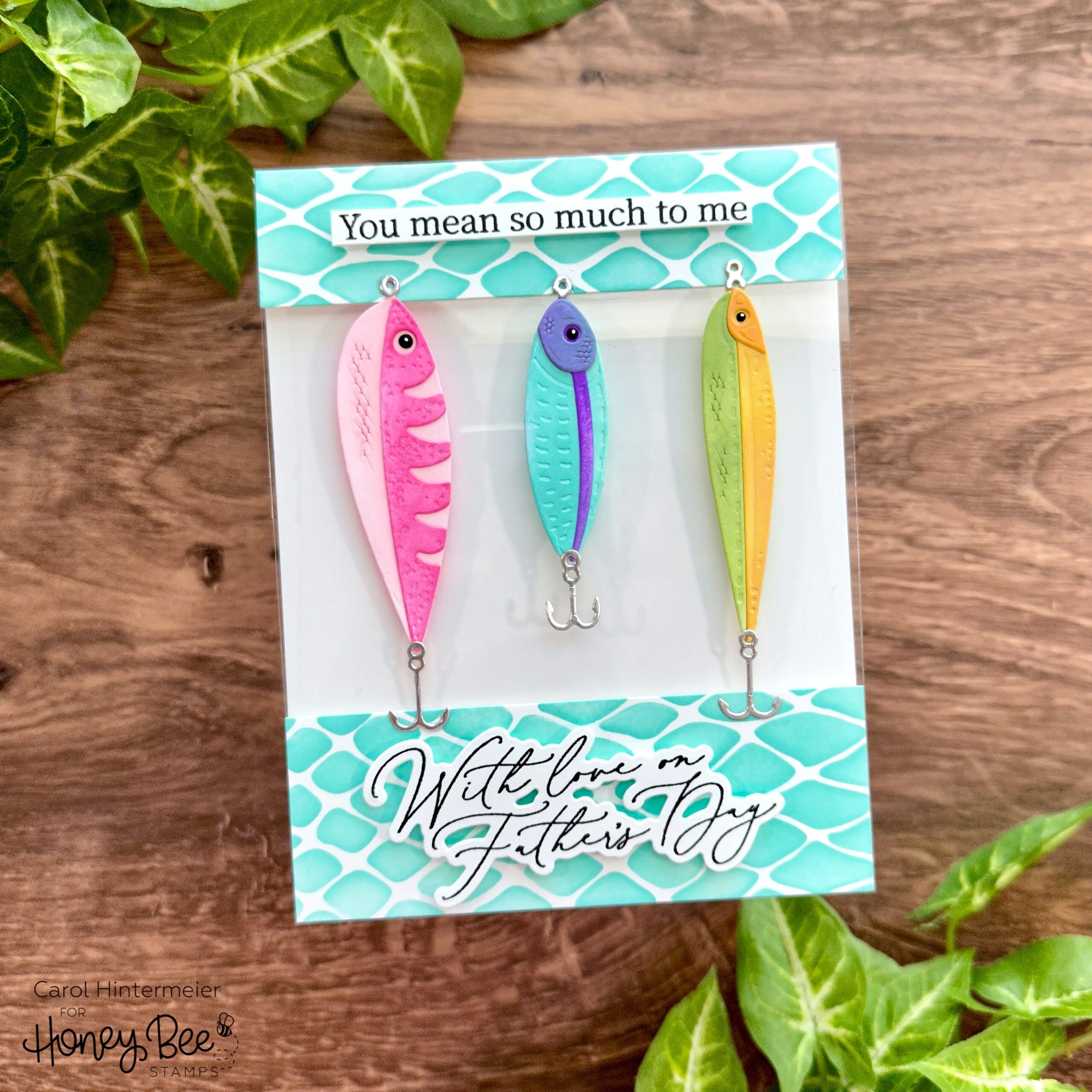 See Through Card with Lovely Layers: Lures – Honey Bee Stamps