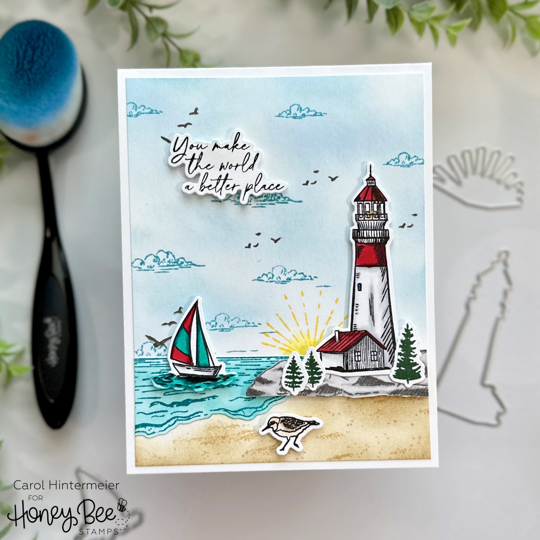 You Make The World A Better Place – Honey Bee Stamps