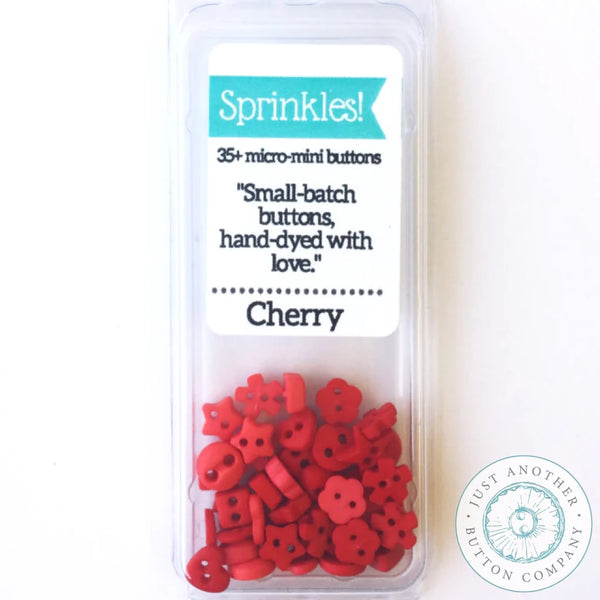 Sprinkle Pack Mini Buttons - Cherry – Honey Bee Stamps
