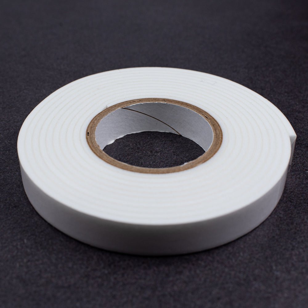 Bee Creative Foam Tape Roll – White Double-Sided Adhesive | 1/2" x 2.2 ...