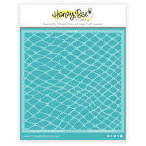 Fish Net - 6"x6" Background Stencil – Honey Bee Stamps