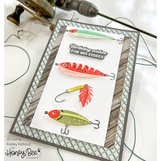 Hooked on You - 6x6 Photopolymer Stamp Set – Honey Bee Stamps