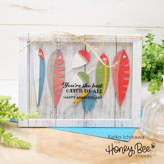 Hooked on You - 6x6 Photopolymer Stamp Set – Honey Bee Stamps