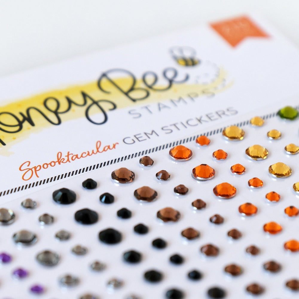 Spooktacular Gem Stickers - 210 Count - Retiring – Honey Bee Stamps