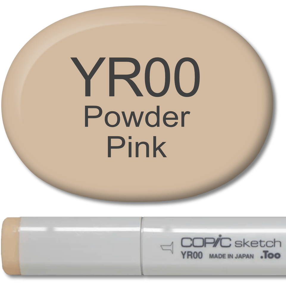 Copic Sketch Marker - YR00 Powder Pink – Honey Bee Stamps