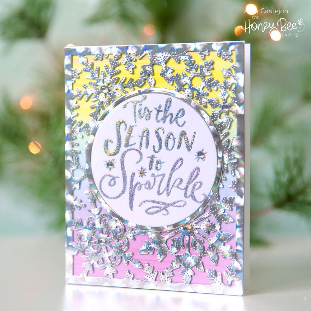 Fancy Flakes Cover Plate - Honey Cuts – Honey Bee Stamps