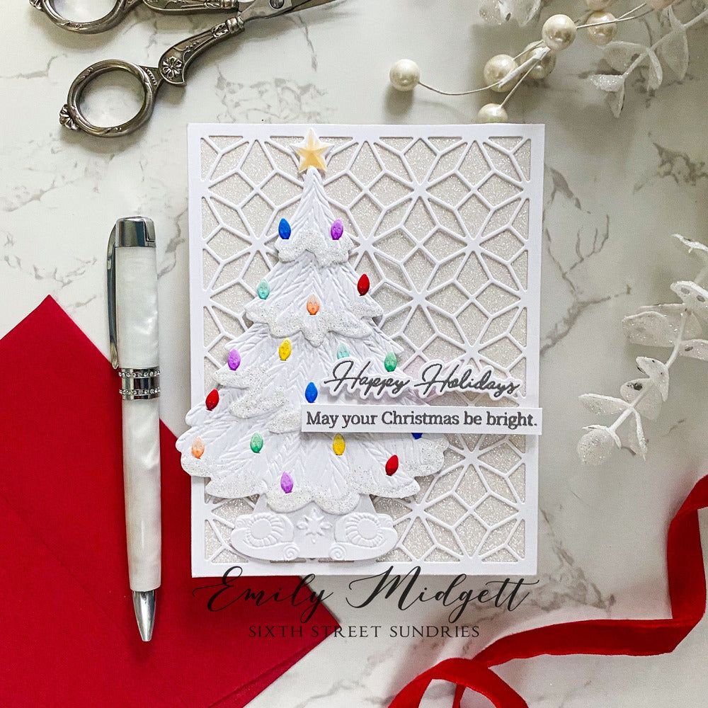 Grandma's Christmas Tree - 3D Embossing Folder – Honey Bee Stamps