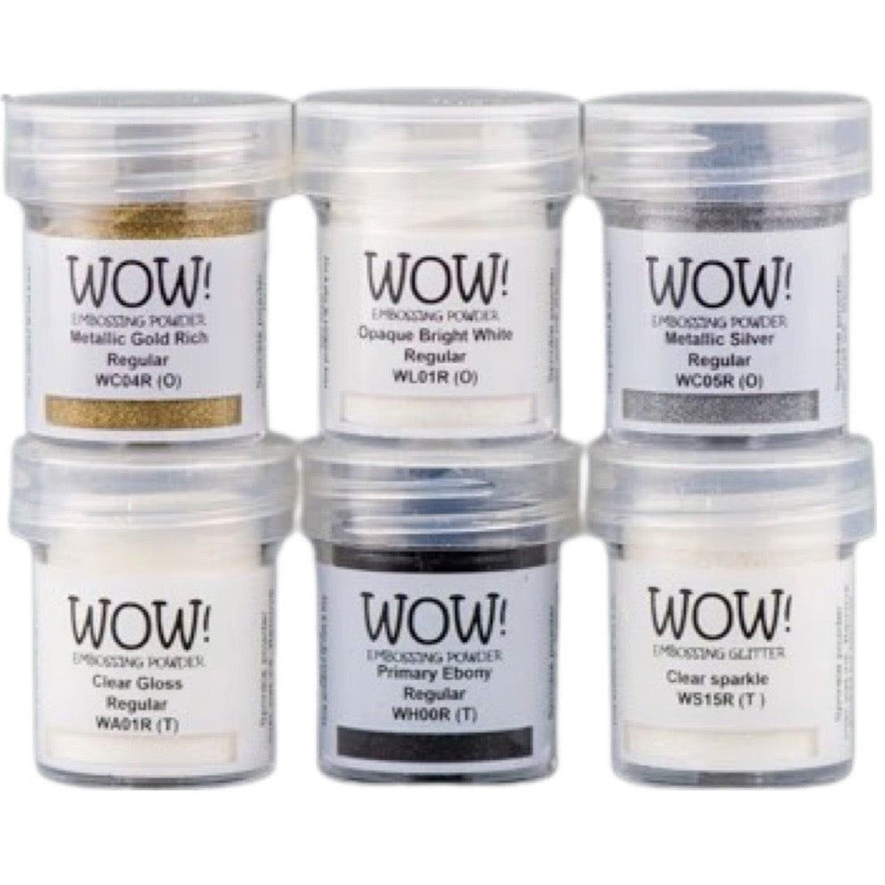 WOW! Embossing Powder Starter Kit - Set of 6 Embossing Powders – Honey ...